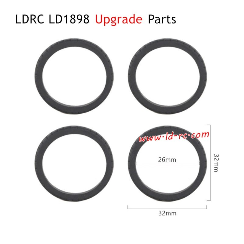 LDRC LD1898 Upgrade Parts Racing Tyre Tread